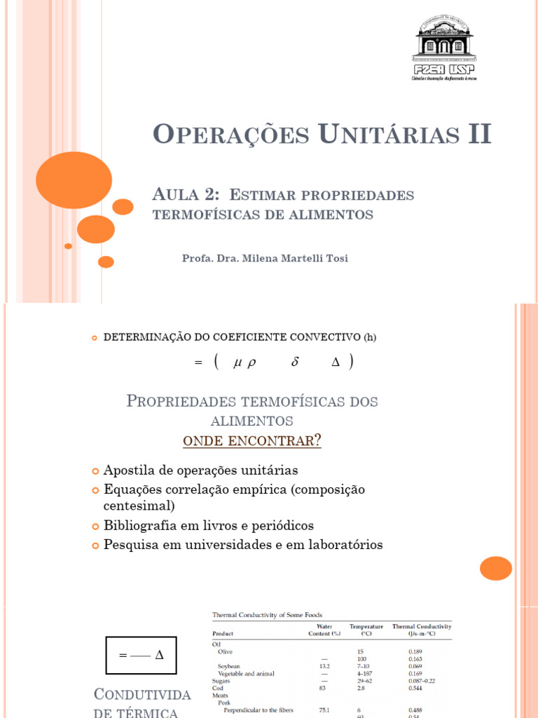 Aula02 PropriedadesTermofísicas | PDF | Engenharia