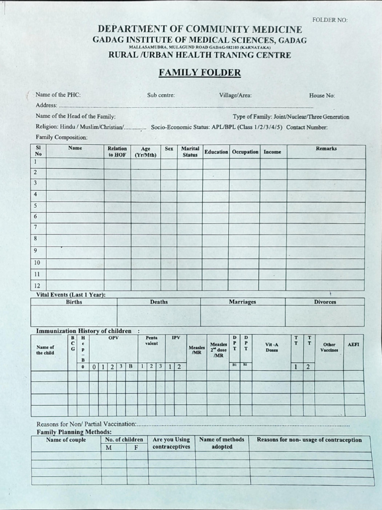 Family Folder | PDF