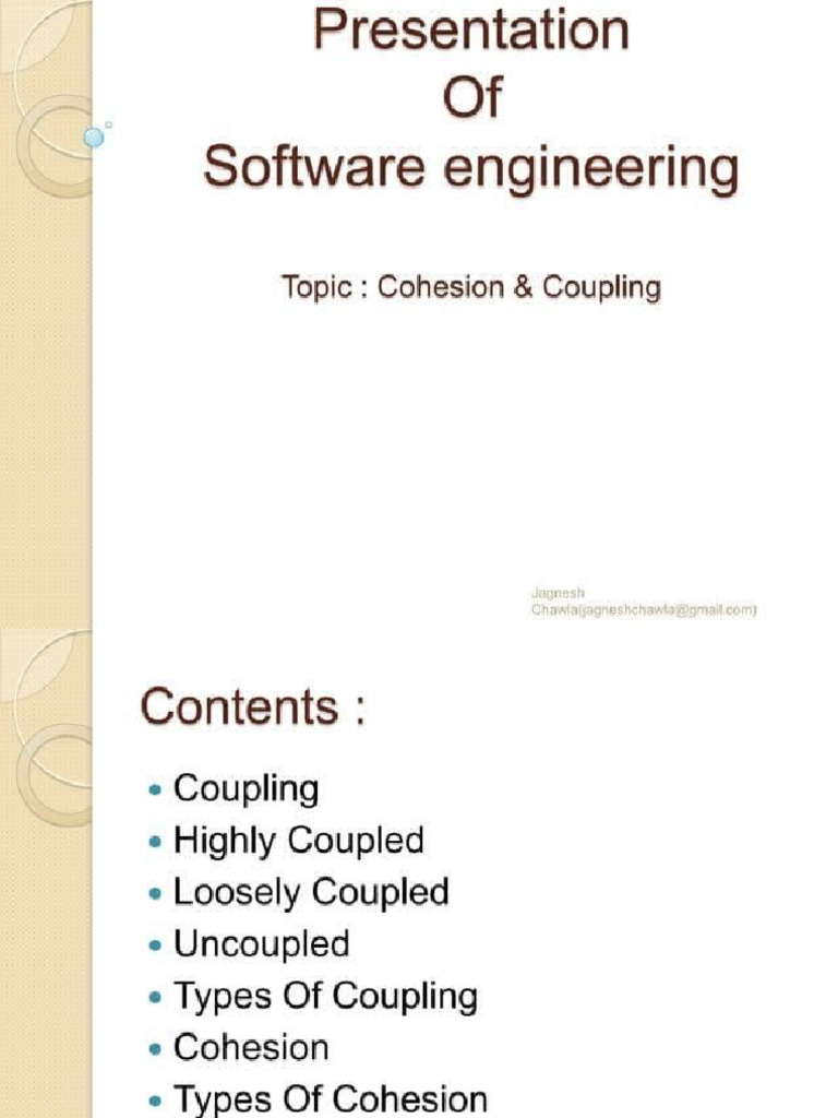 Cohesion& Coupling | PDF