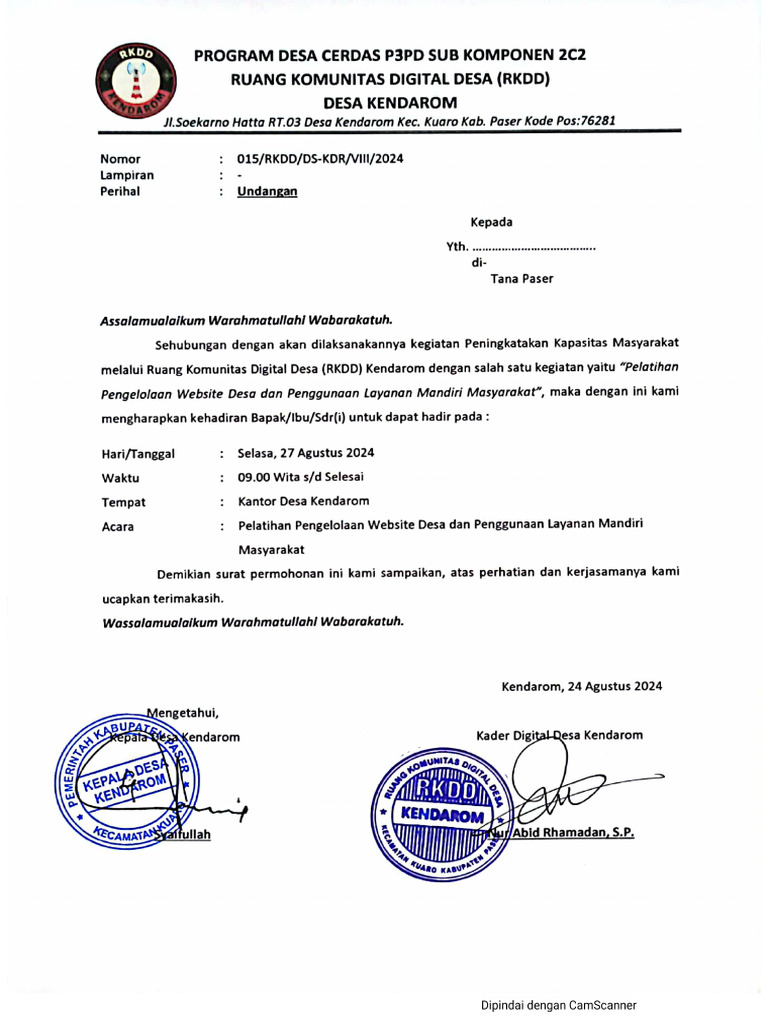 RKDD 2024 Agustus - 2 | PDF