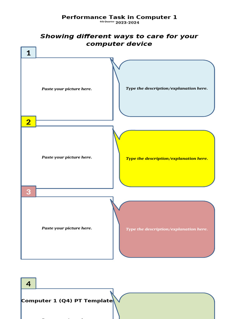 Edited PT Students Copy Template C1 4th QRTR | PDF