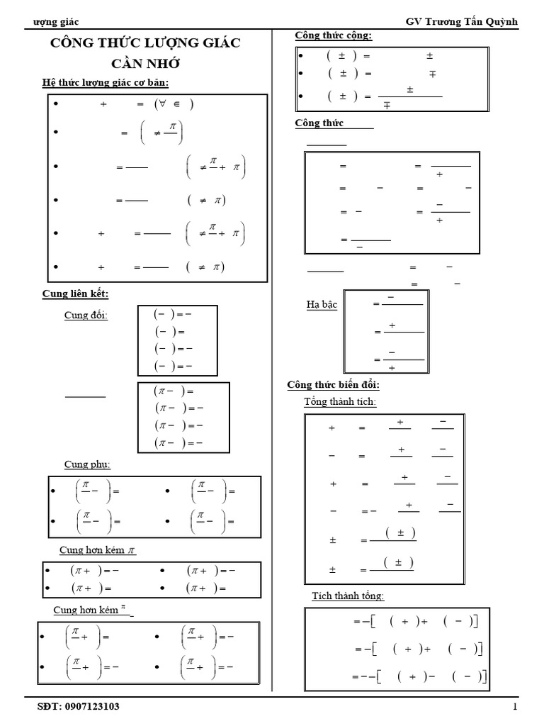 Phương Trình Lư NG Gi C y | PDF