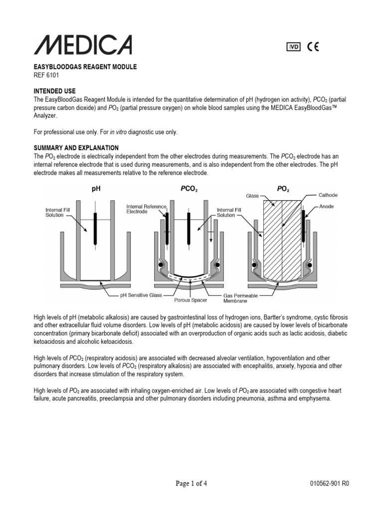 6101 Reagent Module Ifu r0 En | PDF | Physiology