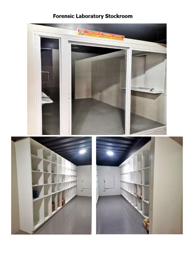 H. Forensic Laboratory Stockroom | PDF