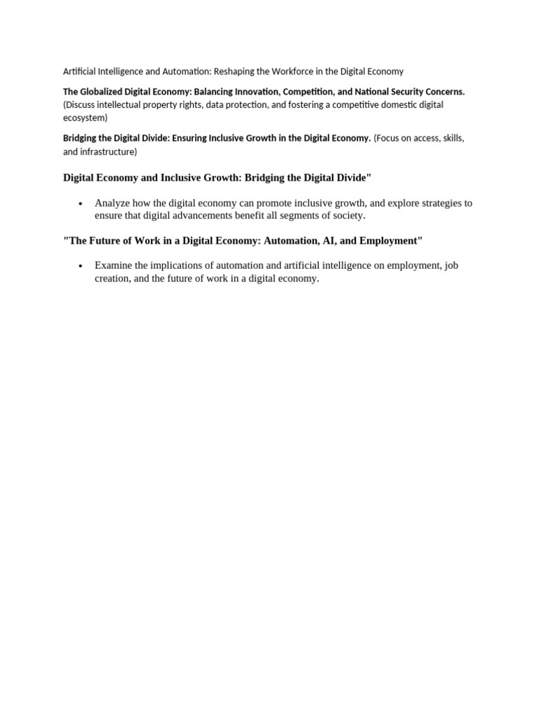 Artificial Intelligence and Automation | PDF