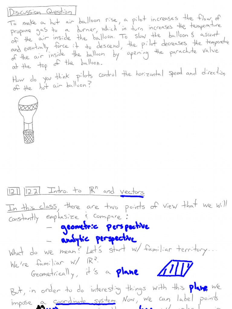 1 Intro To RN and Vectors | PDF