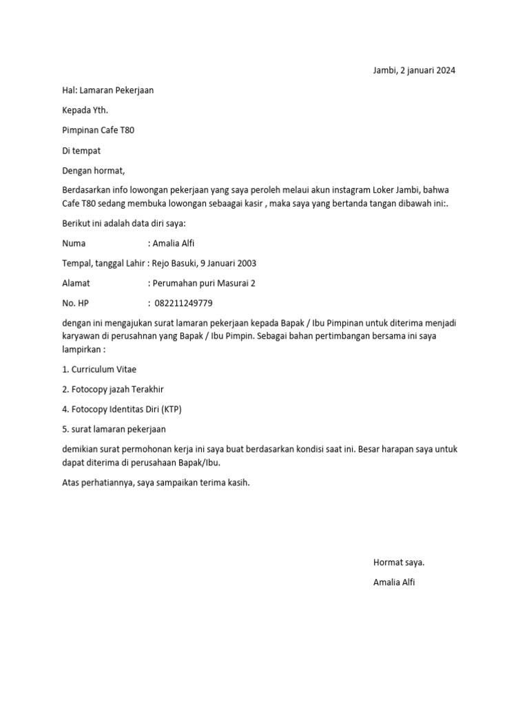 Surat Lamaran 1_compressed | PDF