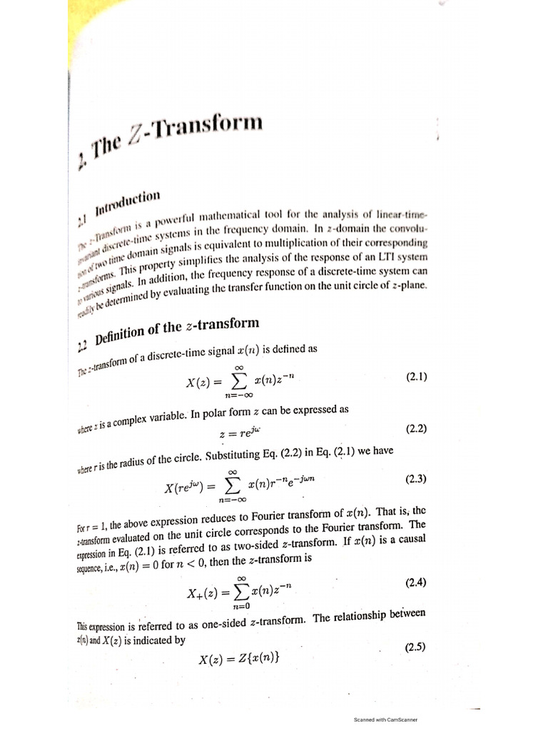 Z Transfiorm | PDF