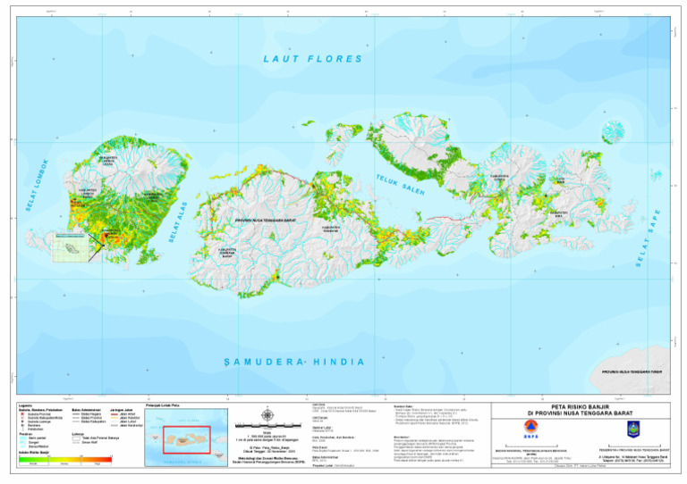 Peta Overlay Bencan Banjir Dan Lokasi IUP CV. MLG | PDF