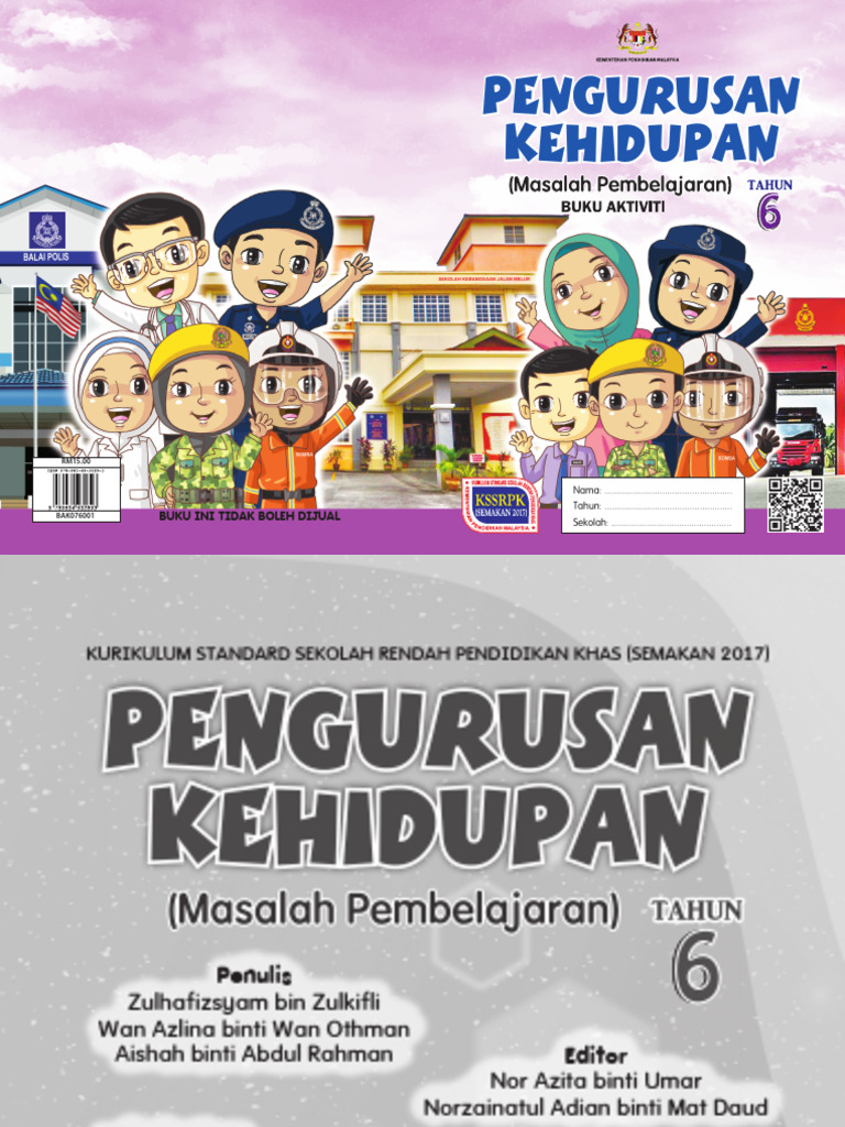 Buku Aktiviti PENGURUSAN KEHIDUPAN T6 PK - MPL (SEMAKAN 2017) | PDF