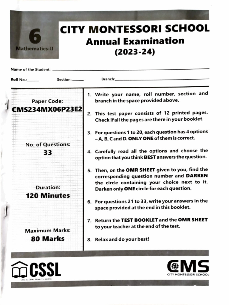 6th Mathematics II | PDF | Rectangle | Triangle