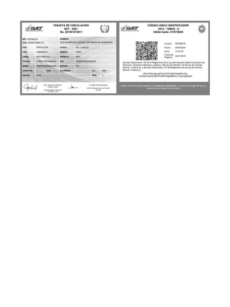 Tarjea Electronica P0419FJG | PDF | Coche | Tecnologías automotrices