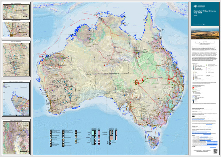 Mineral Maps - Australia 2023 - 5th | PDF | Seasons | Natural Disasters