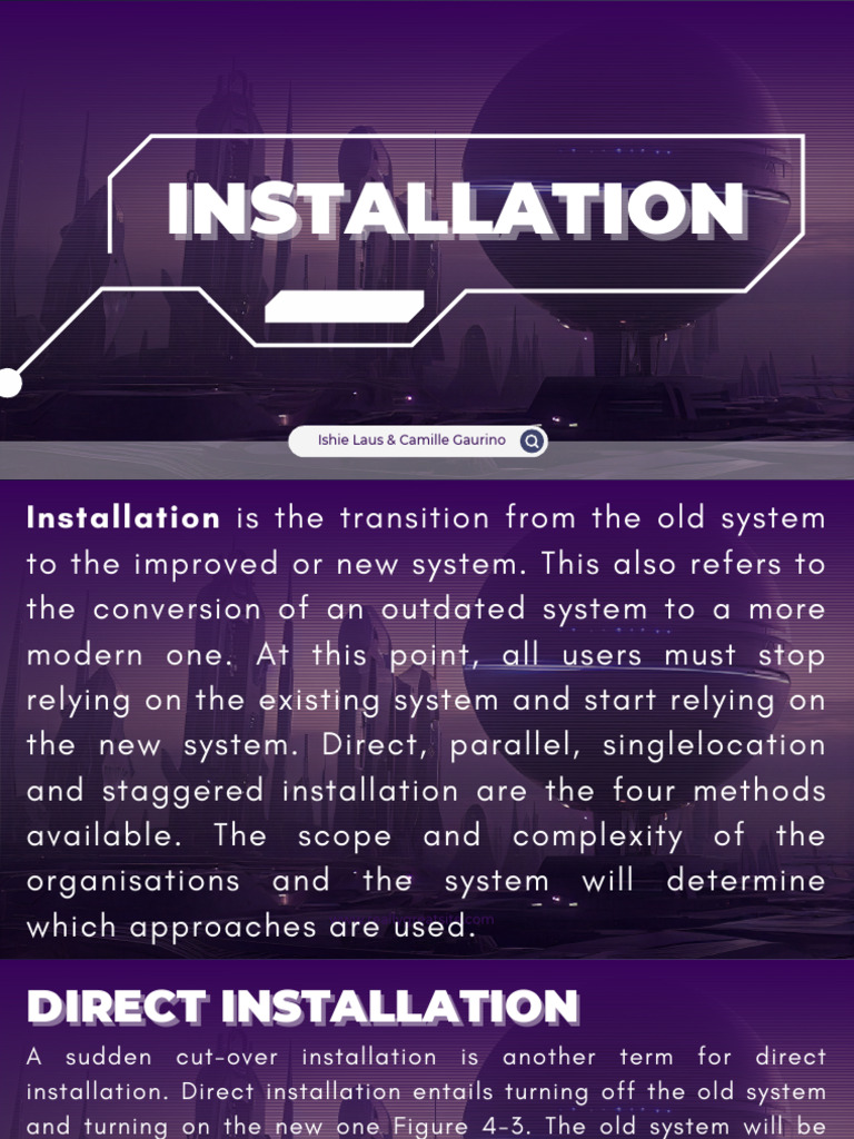 Installation Strategies Overview | PDF | Software Testing ...