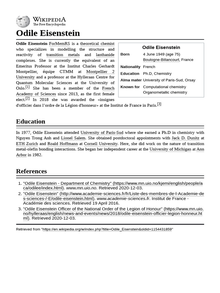 Odile_Eisenstein | PDF