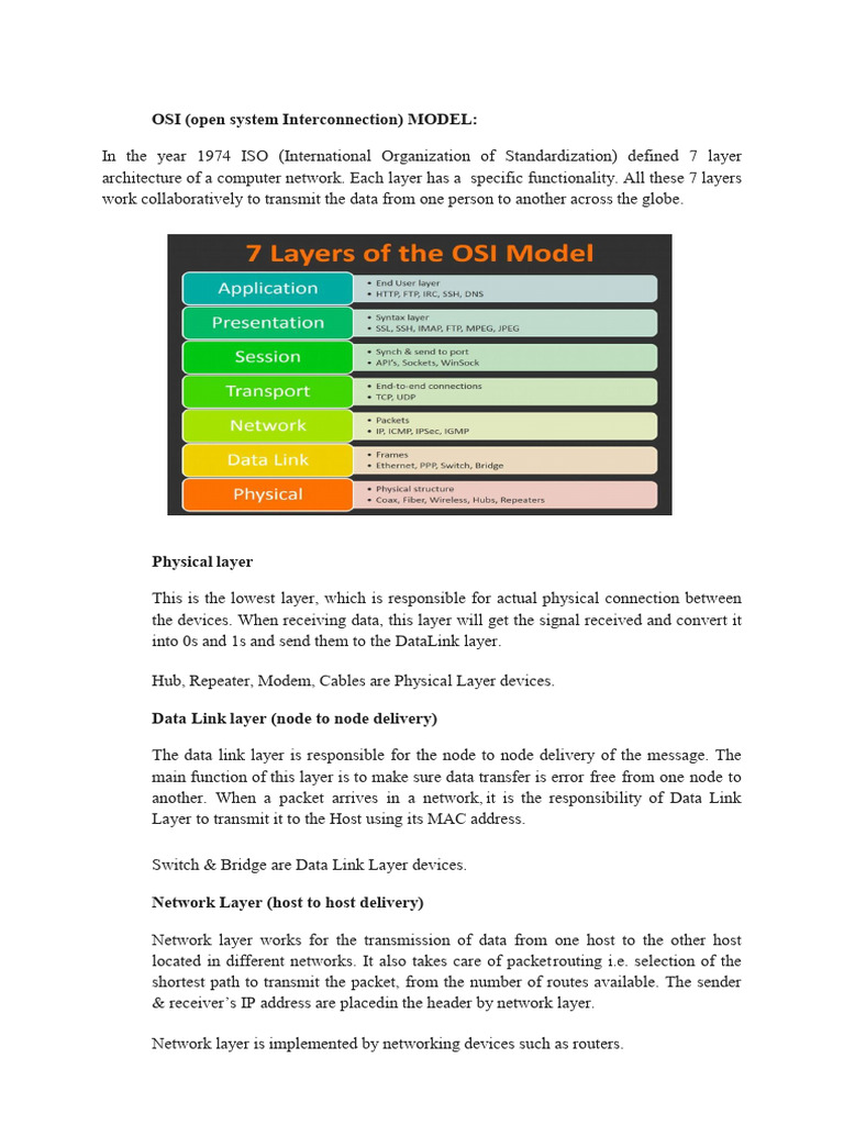 OSI Model Multiplexing | PDF | Multiplexing | Computer Network