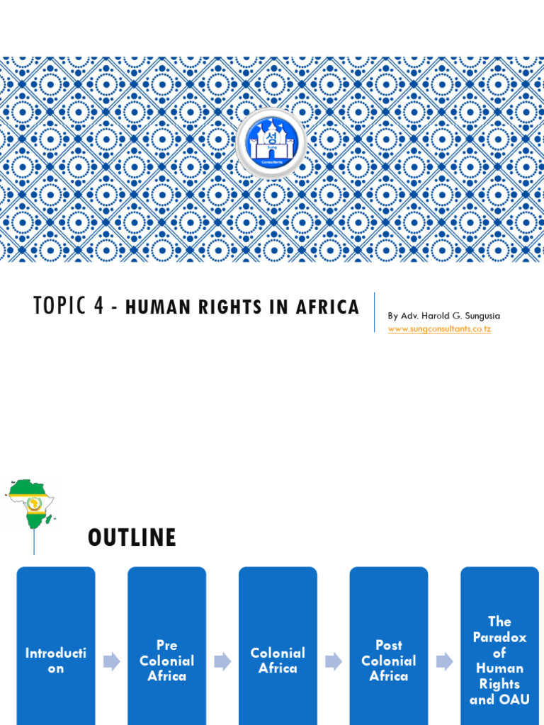 Human rights in Africa Zechariah | PDF | Africa | Apartheid
