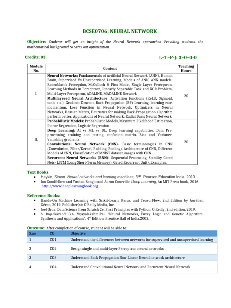 NEURAL NETWORK | PDF | Artificial Neural Network | Deep Learning