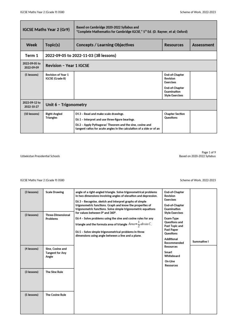 Trigonometry Applications in Criminology | PDF | Trigonometric ...