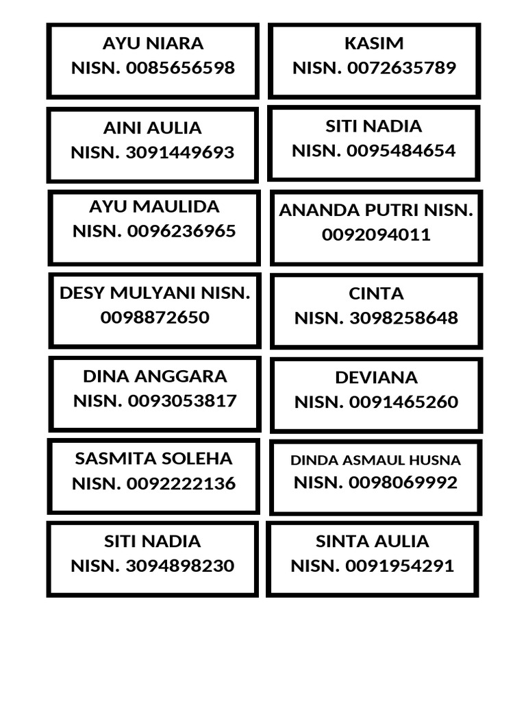 Label Rapot - 102140 | PDF