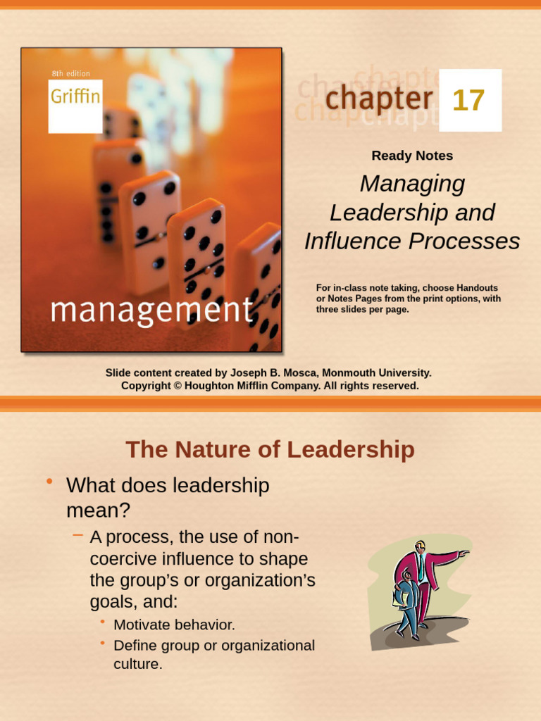 Managing Leadership and Influence Processes P1 | PDF | Leadership ...