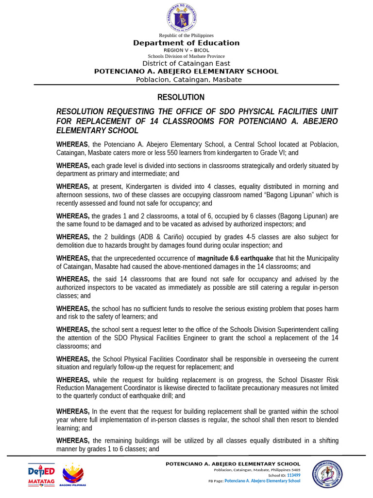 BUILDING RESOLUTION | PDF