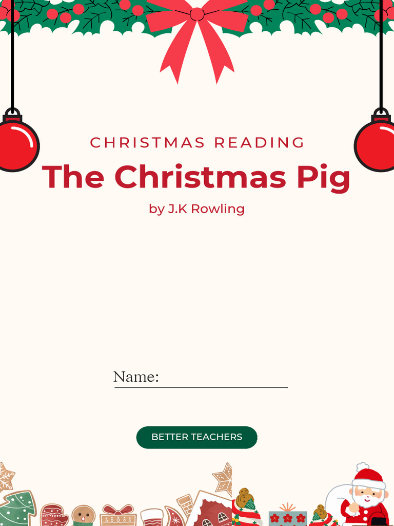 J.K. Rowling's The Christmas Pig Guide | PDF | Christmas