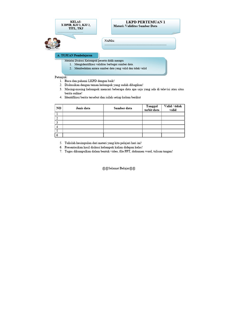 Validitas Sumber Data dalam Pembelajaran | PDF