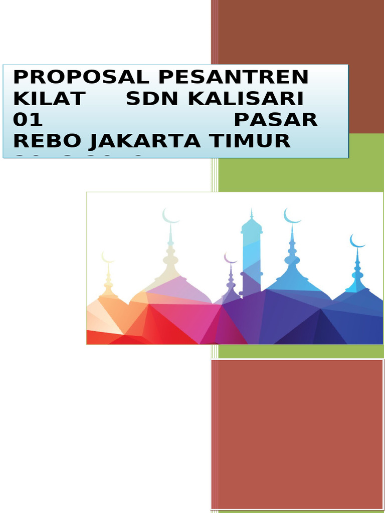 Proposal Sanlat 2019 | PDF