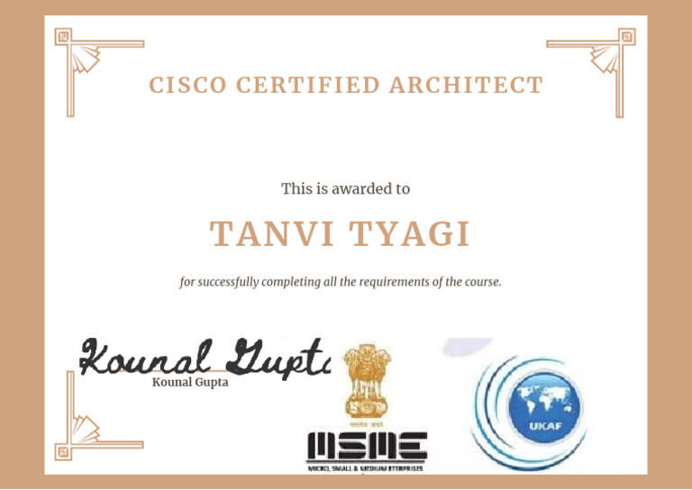 Cisco Certified Architect | PDF