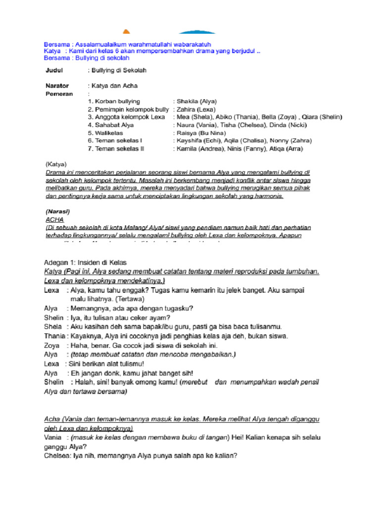 naskah drama qcard | PDF