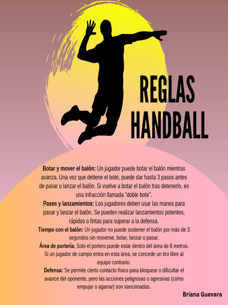 Reglas Básicas de Handball | PDF