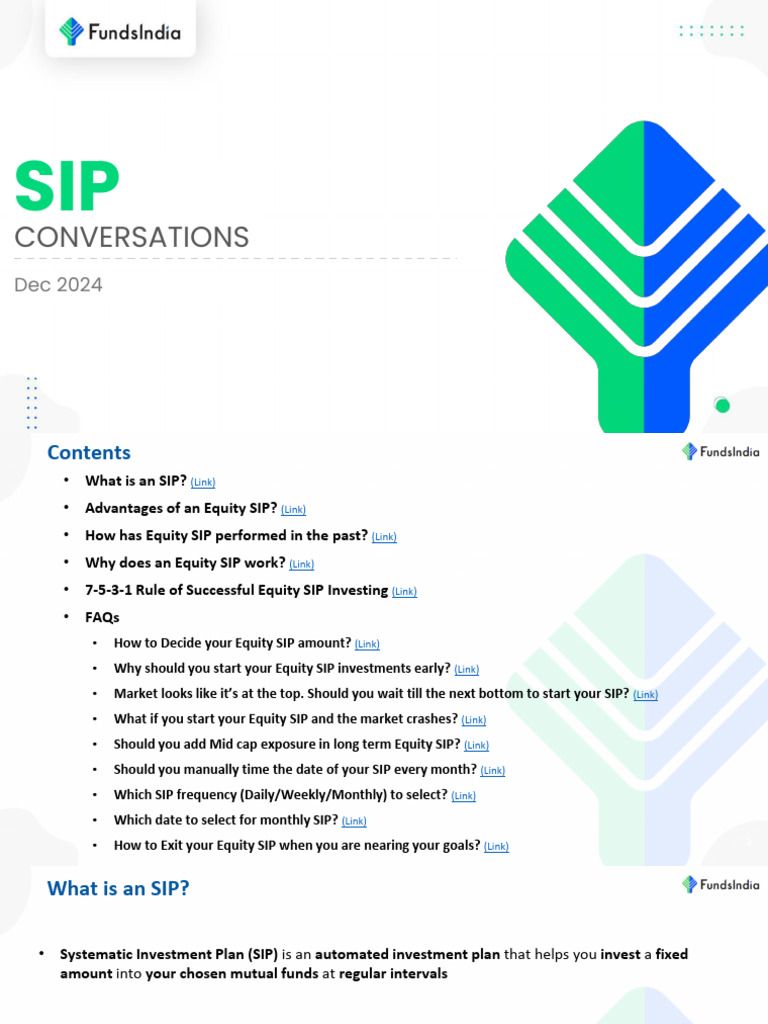 SIP Conversations | PDF | Investing | Economies