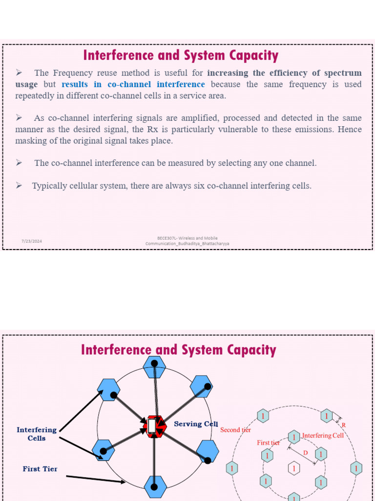 Wireless Interference Analysis | PDF | Cellular Network ...