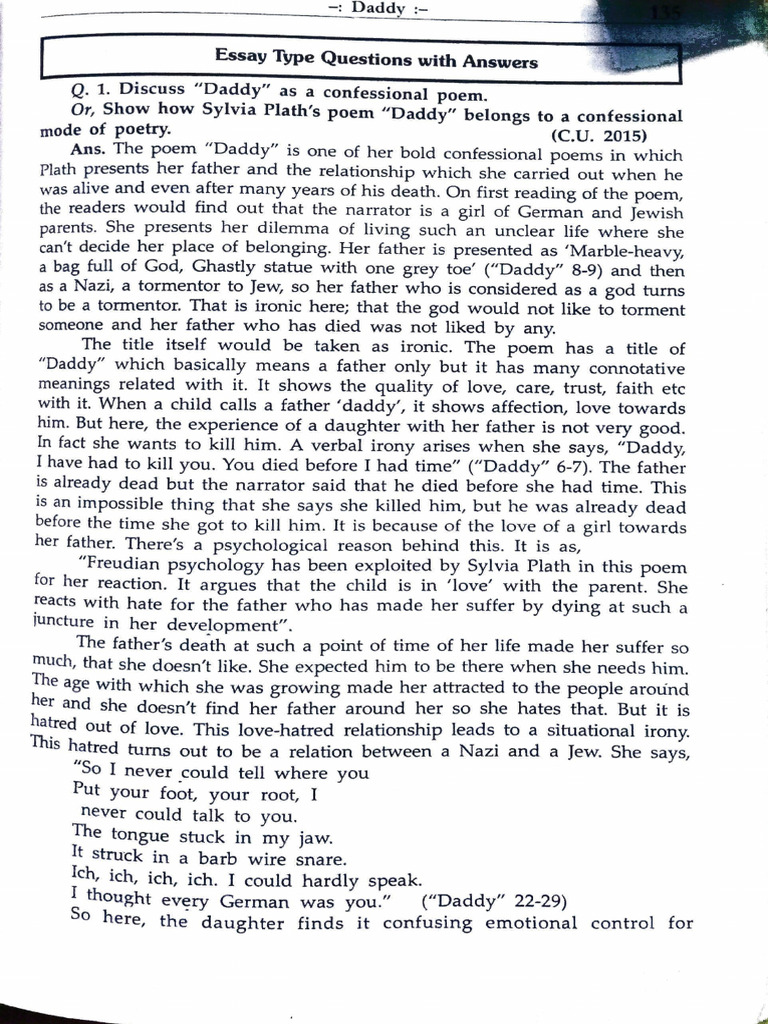 Daddy Long Questions | PDF