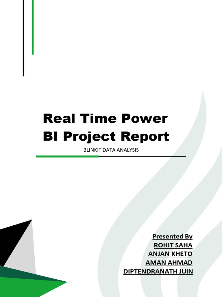 Project Report | PDF | Databases | Data Analysis Project Report | PDF | Databases | Data Analysis