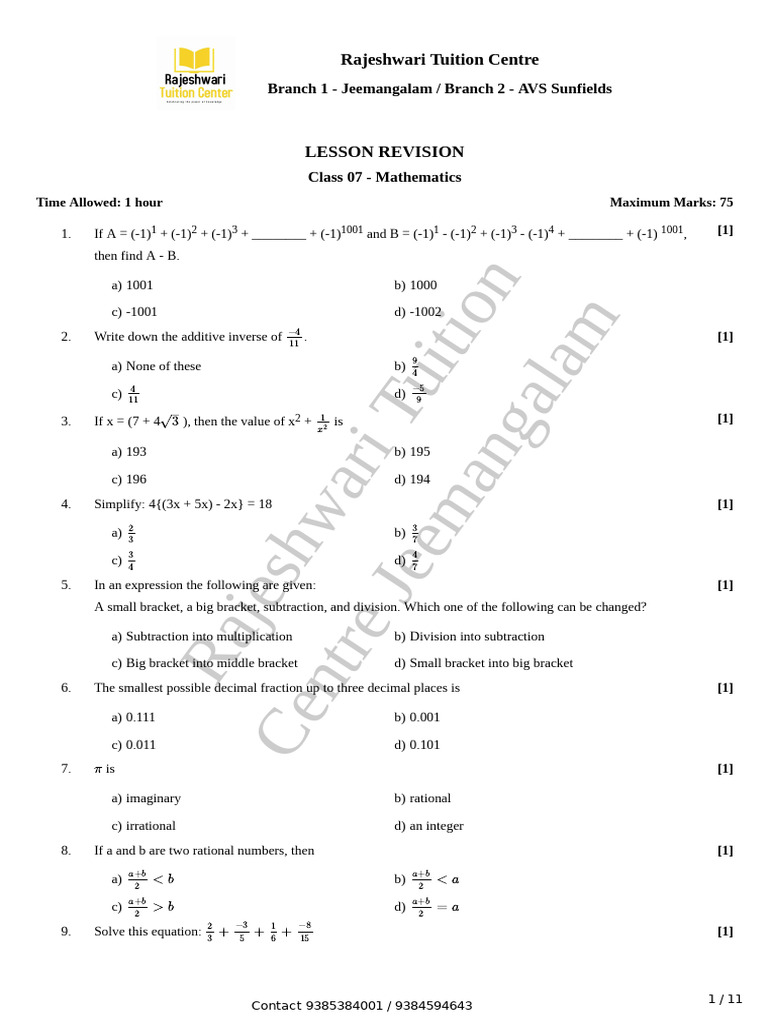 question-1288592 | PDF | Numbers | Abstract Algebra