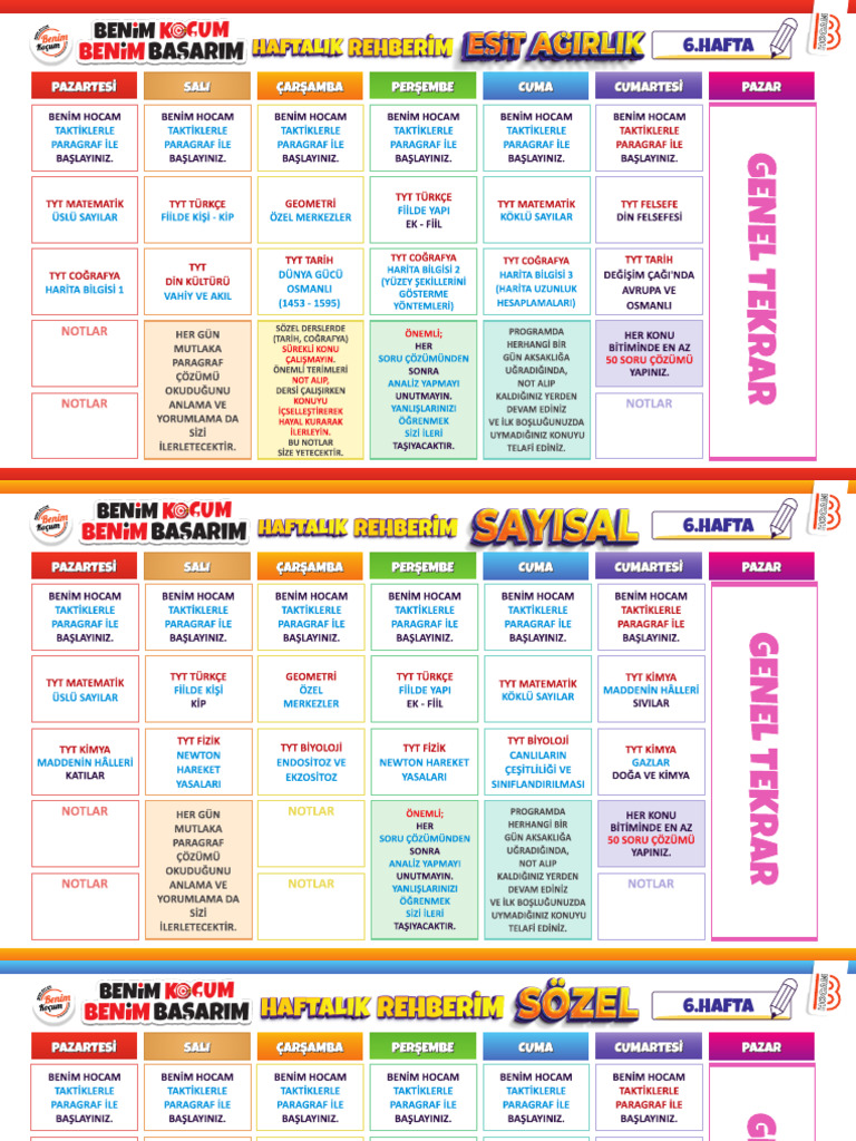 6 Hafta | PDF