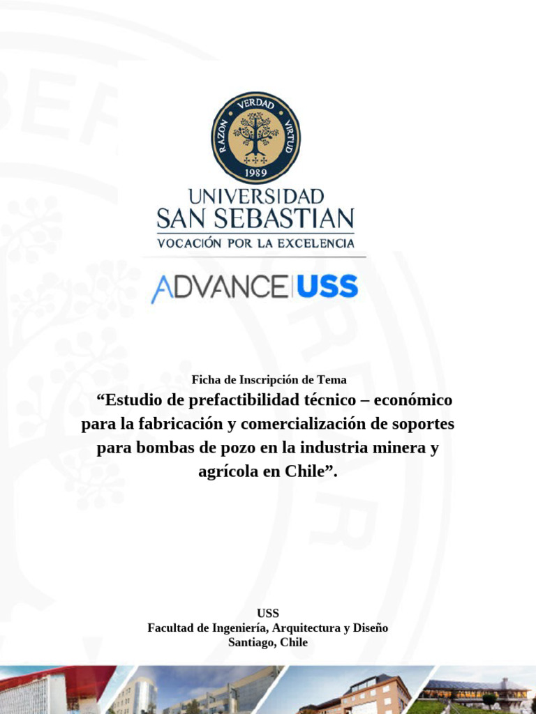 Estudio de Soportes para Bombas en Chile | PDF | Tasa interna de ...