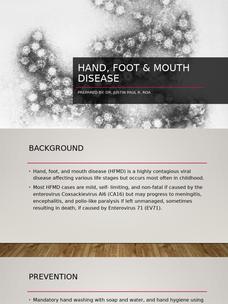HFMD Lecture | PDF