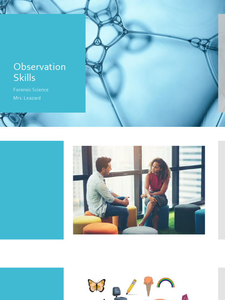 Forensic Observation Skills Explained | PDF | Witness | Crime Scene