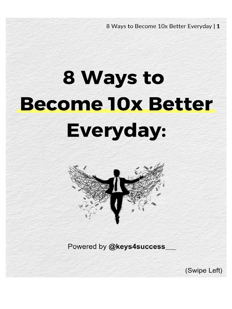 10x Better Ways Every Day | PDF