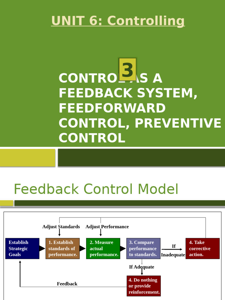 Control as a Feedback System, Feedforward Control | PDF | Financial Ratio | Investing