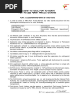 Application Form For Psa Temporary Pass: Instructions To The Applicant ...