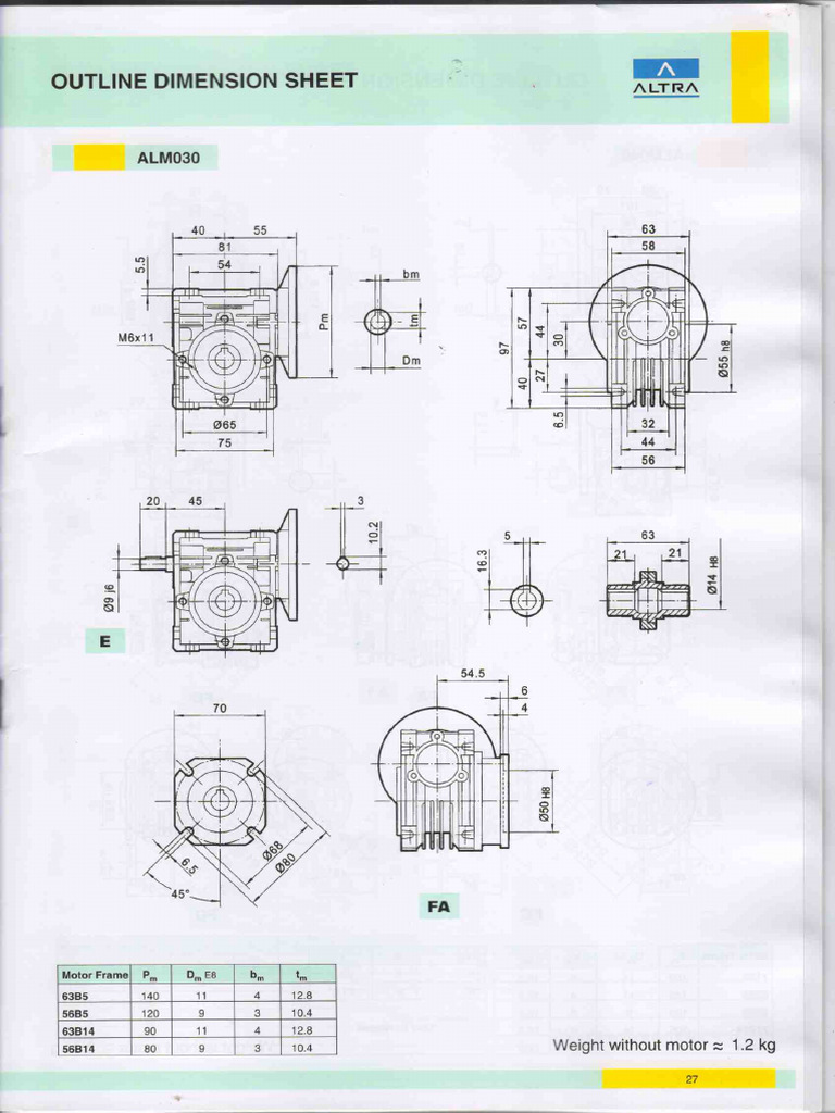 Premium Altra Worm Gearbox | PDF