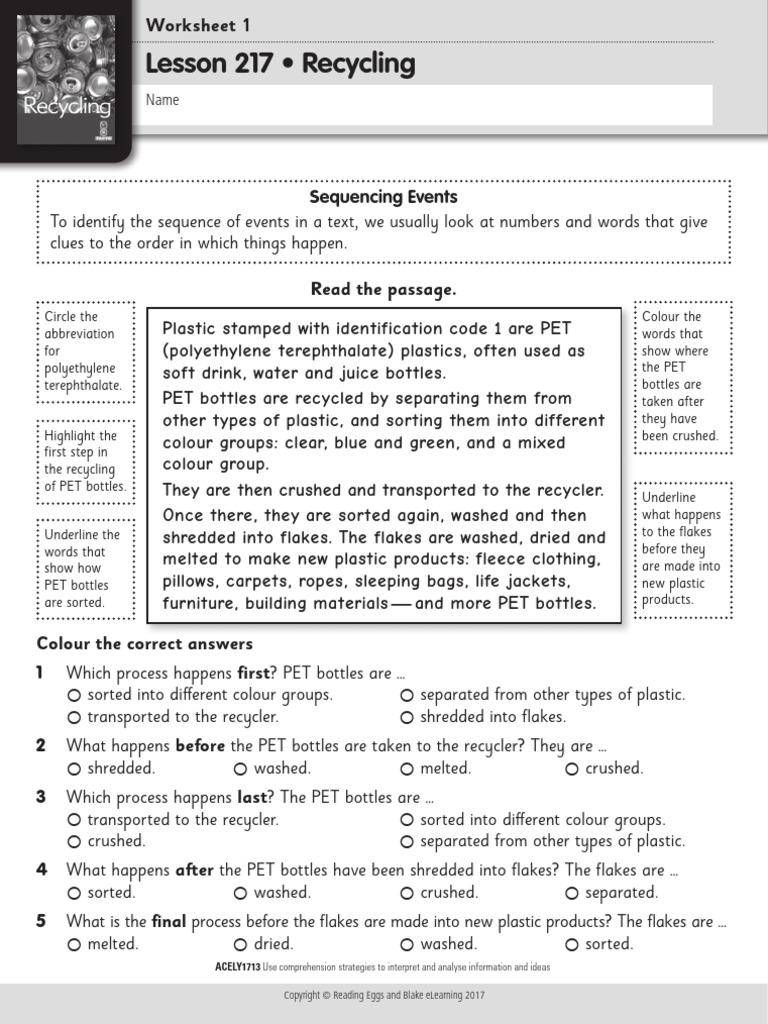 Year 6 Reading Practice 04 | PDF | Glasses | Plastic