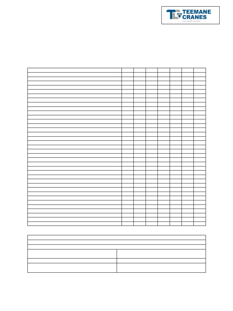 Daily Forklift Inspection Register | PDF