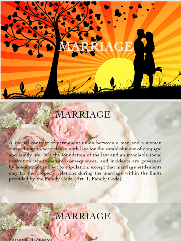 Essential Marriage Requirements Explained | PDF | Marriage | Divorce