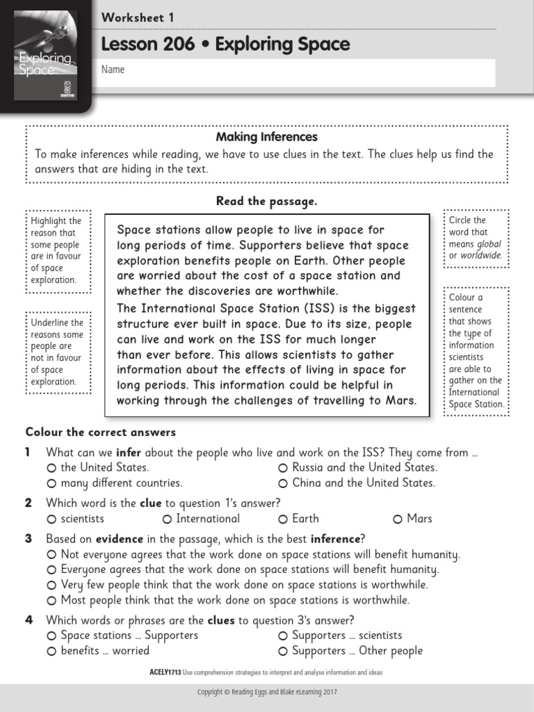 Year 6 Reading Practice 14 | PDF | International Space Station | Astronomy