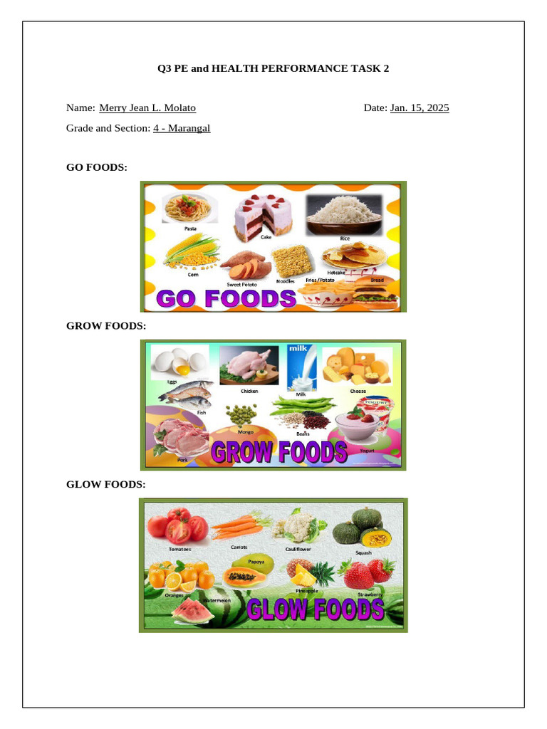 Q3 PE and HEALTH PERFORMANCE TASK 2 | PDF